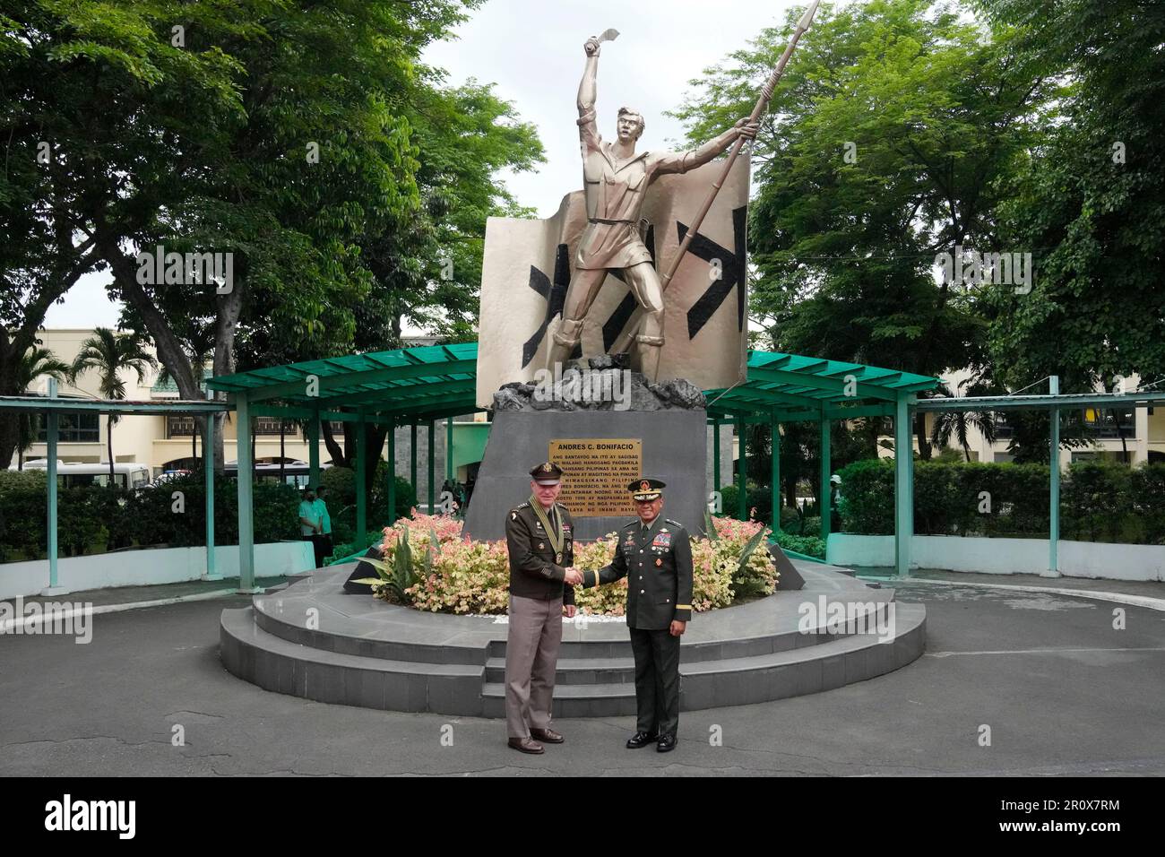 United States Army Chief of Staff, General James McConville, left ...
