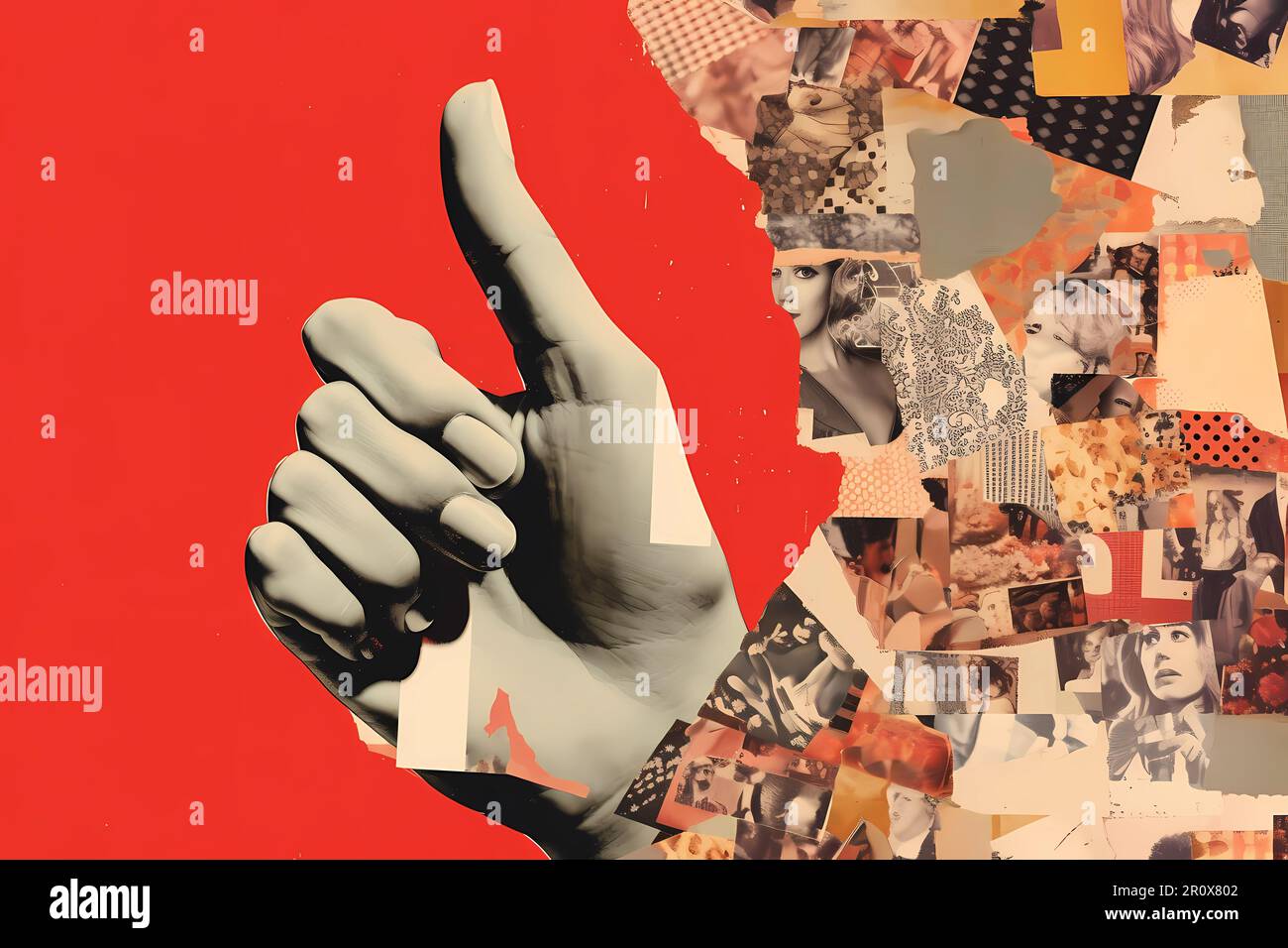 Torn photo collage hi-res stock photography and images - Alamy