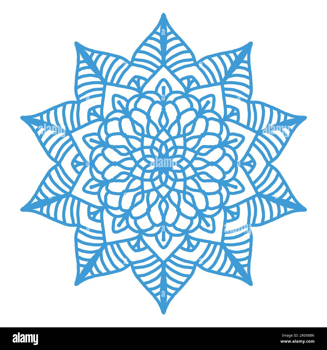 Abstract floral mandala design, Mandala art design that you can use as ...