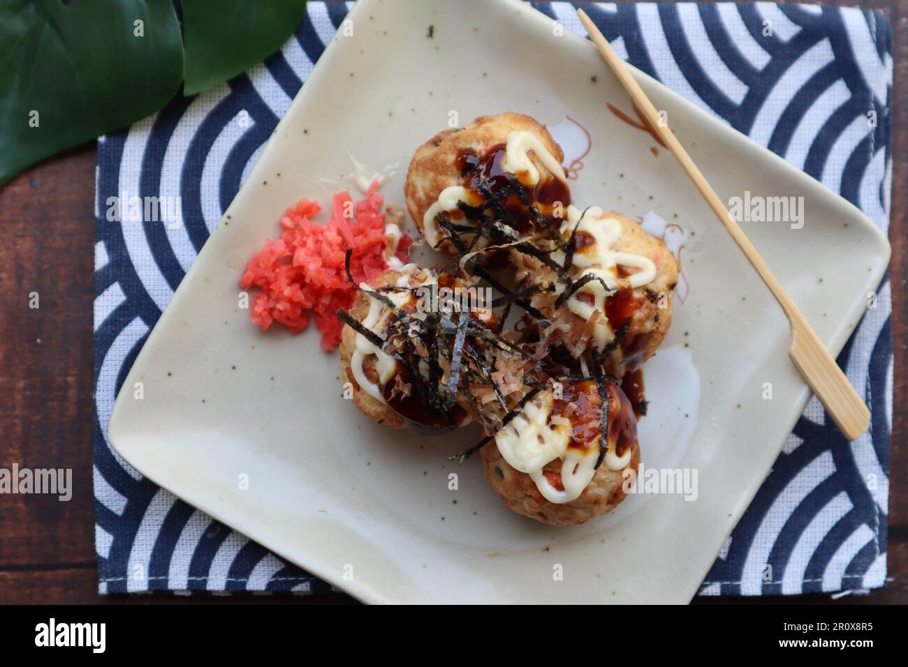 Takoyaki - Japanese food of octopus ball , famous Osaka food at top ...
