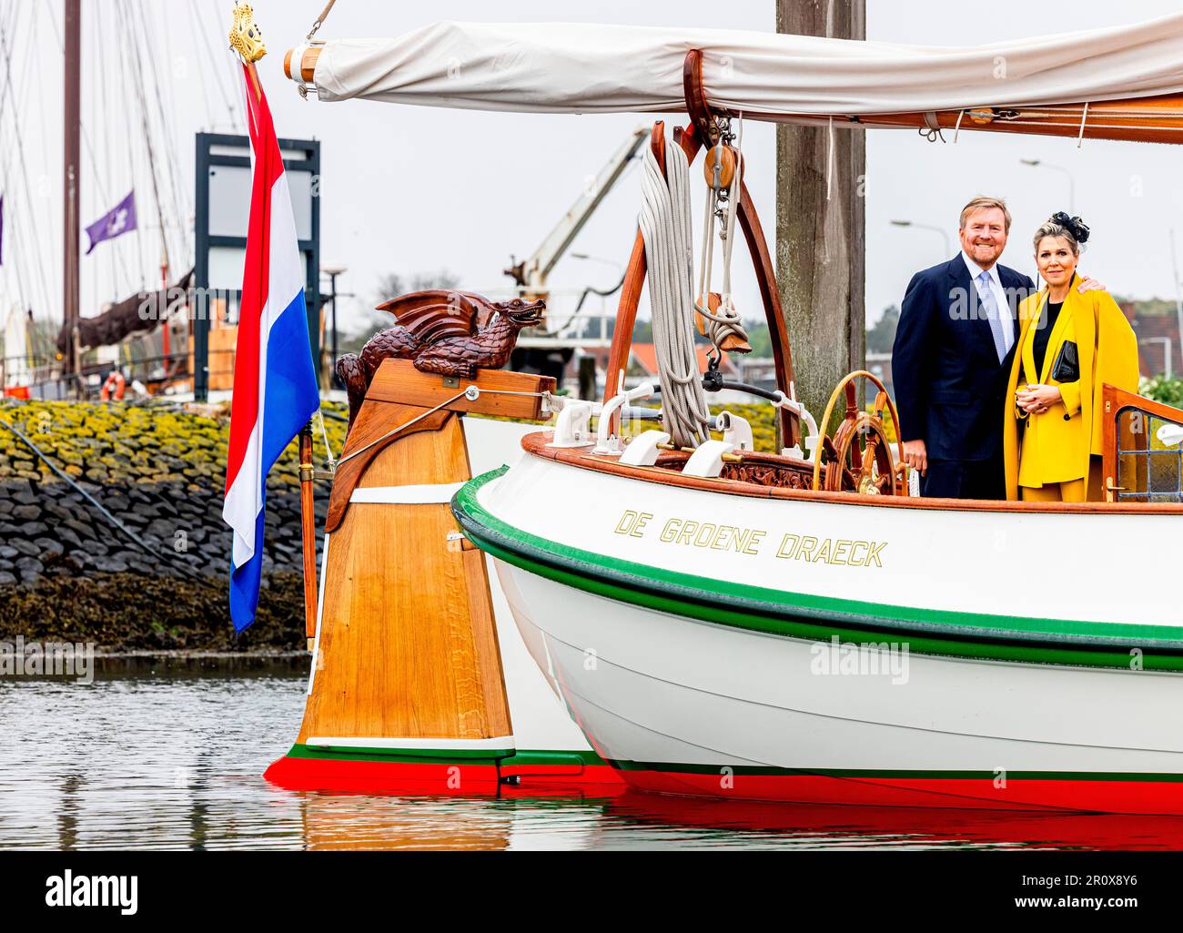 Terschelling, Netherlands. 10th May, 2023. TERSCHELLING - King Willem-Alexander and Queen Maxima ...