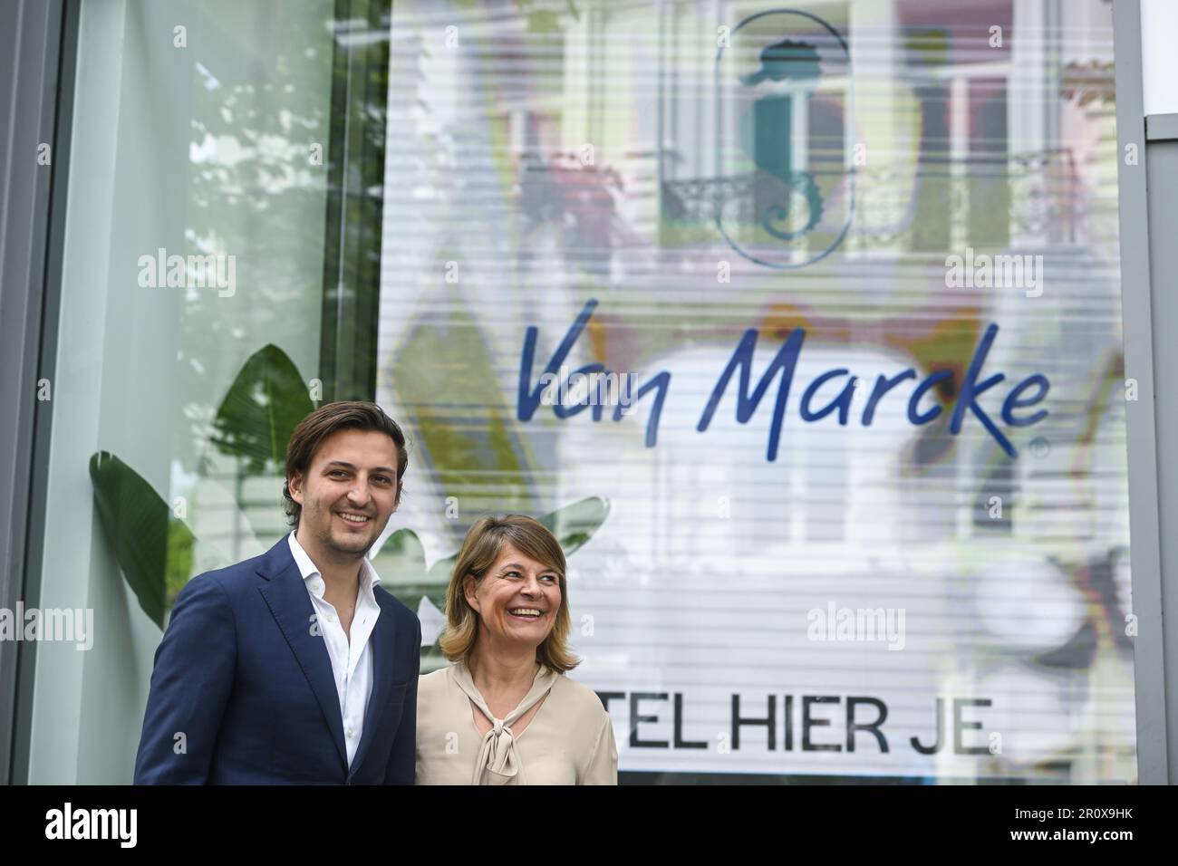 FOCUS COVERAGE REQUESTED TO BELGA Aldric d'Oultremont of Van Marcke and Van Marcke CEO Caroline ...