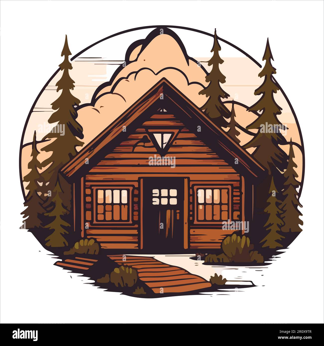 Log Cabin Logo