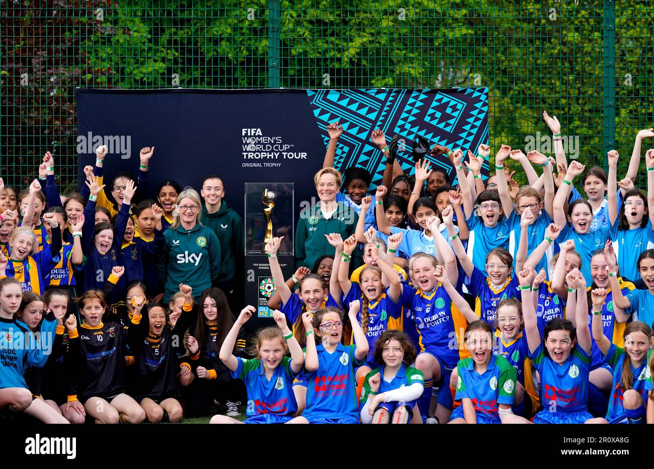 Republic of Ireland manager Vera Pauw, Abbie Larkin, former player ...