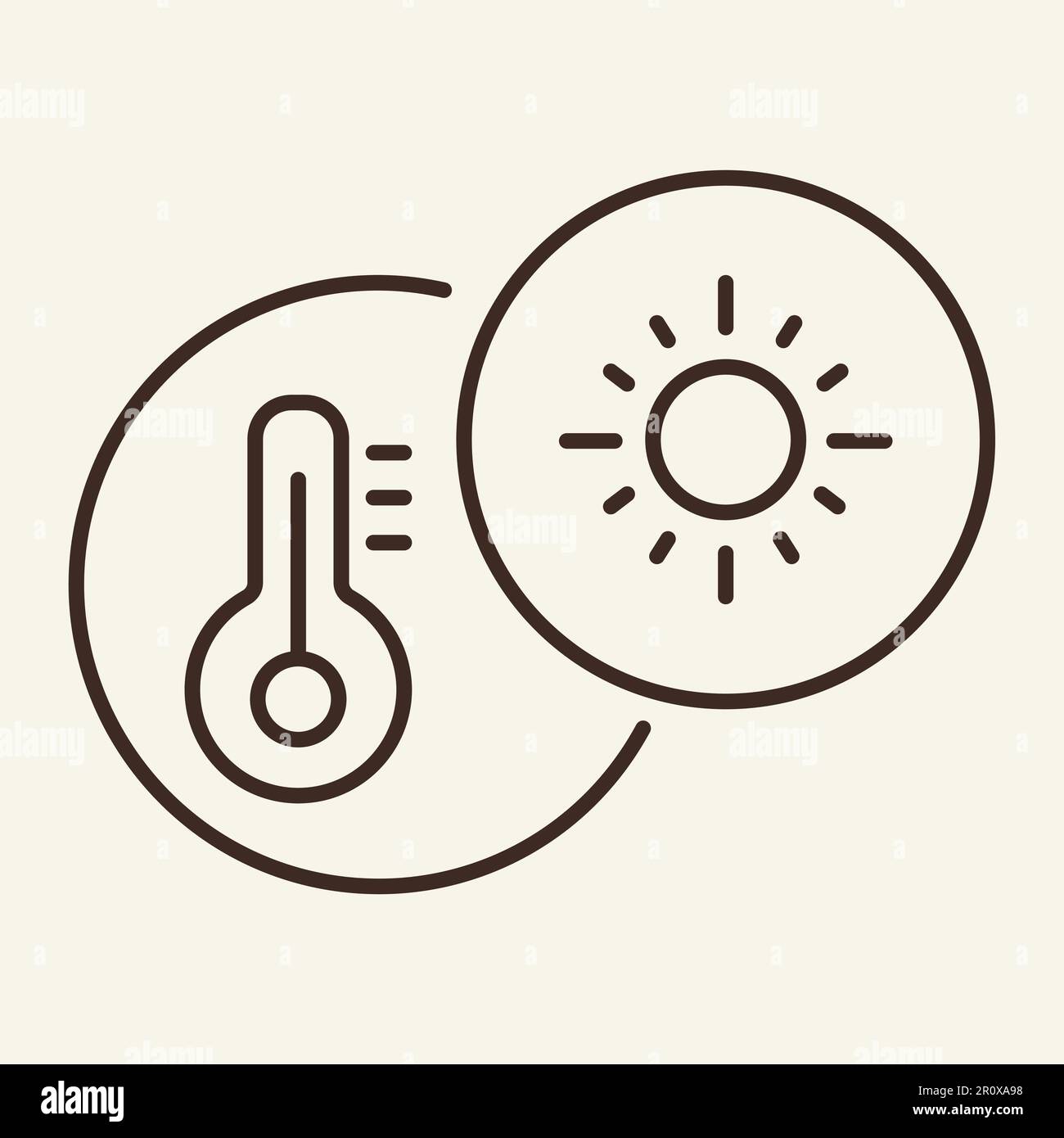 High sun protection Stock Vector Images - Alamy