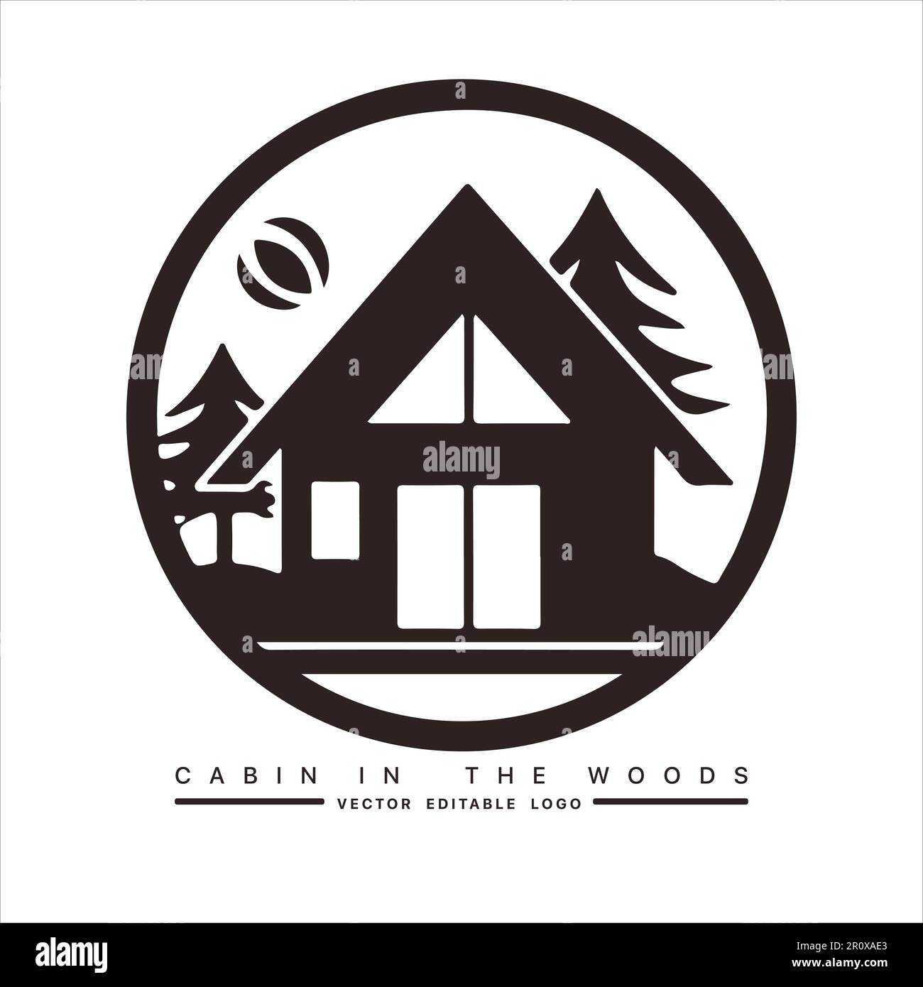Hunting cabin vector vectors hi-res stock photography and images - Alamy