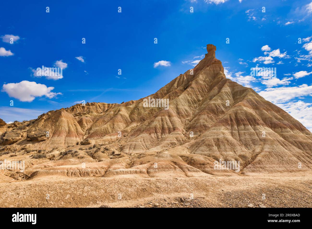 Castil de tierra, Bardenas Reales, Navarre, Spain Stock Photo - Alamy