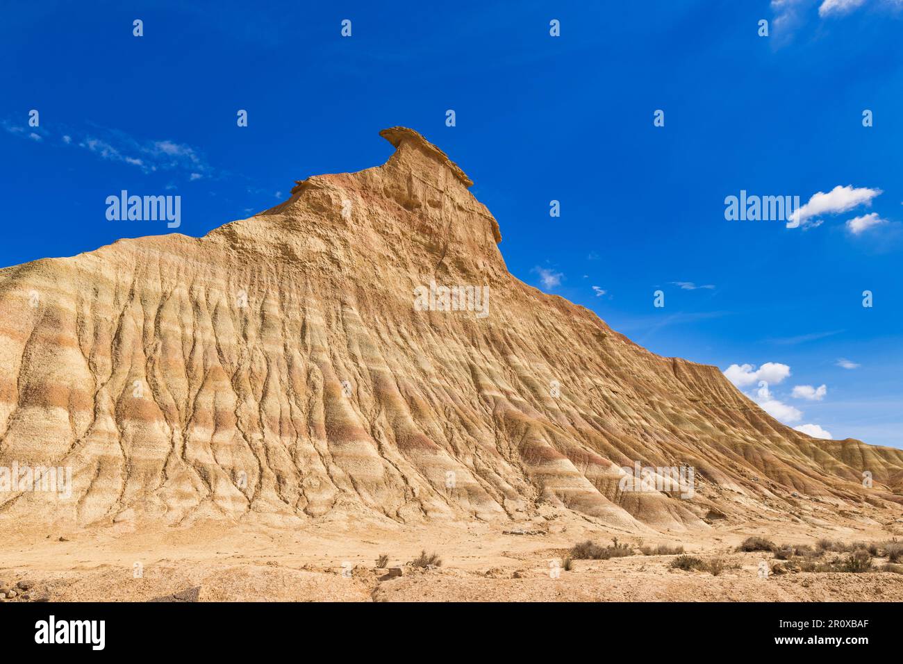 Castil de tierra, Bardenas Reales, Navarre, Spain Stock Photo - Alamy