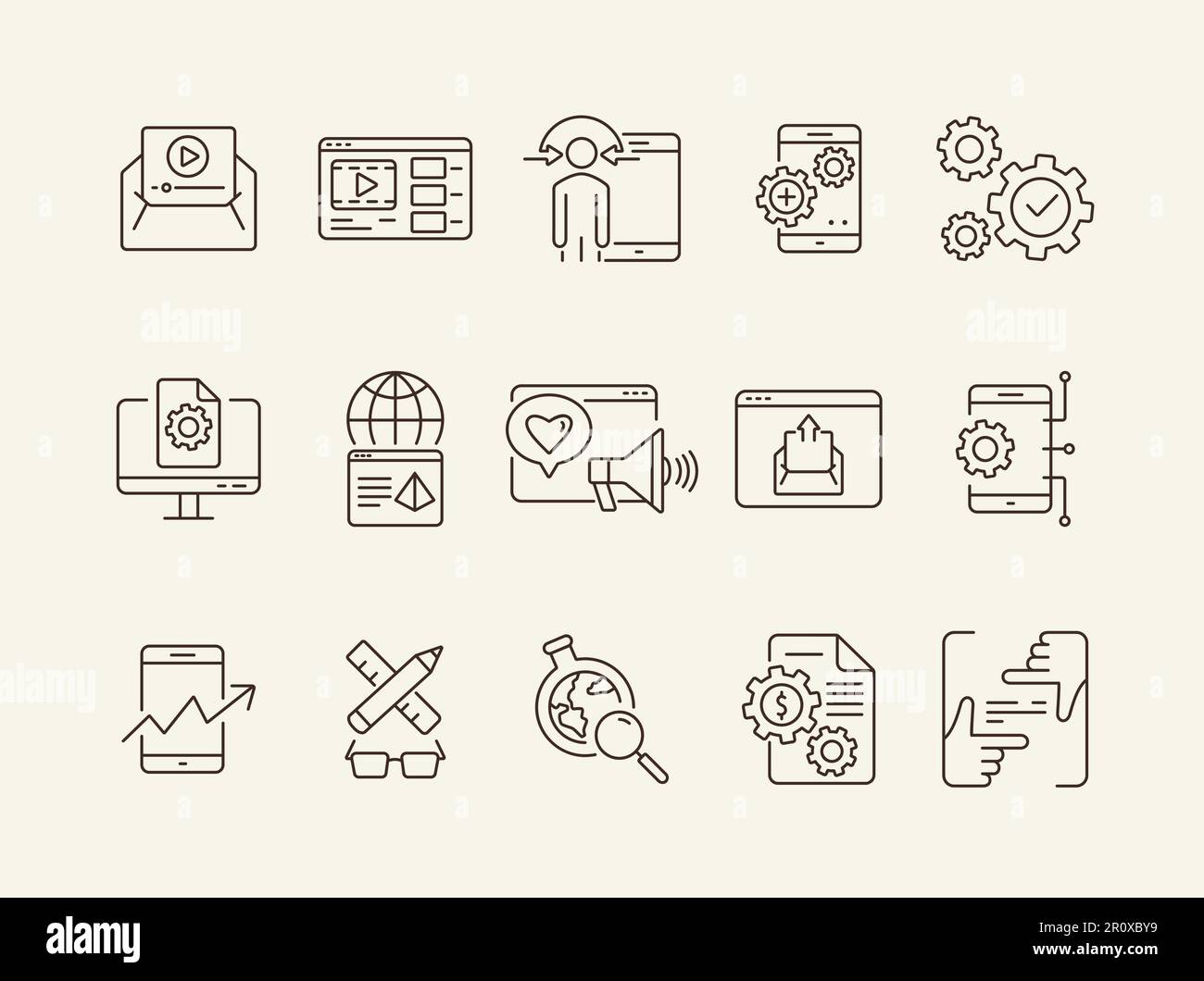 Working range Stock Vector Images - Alamy
