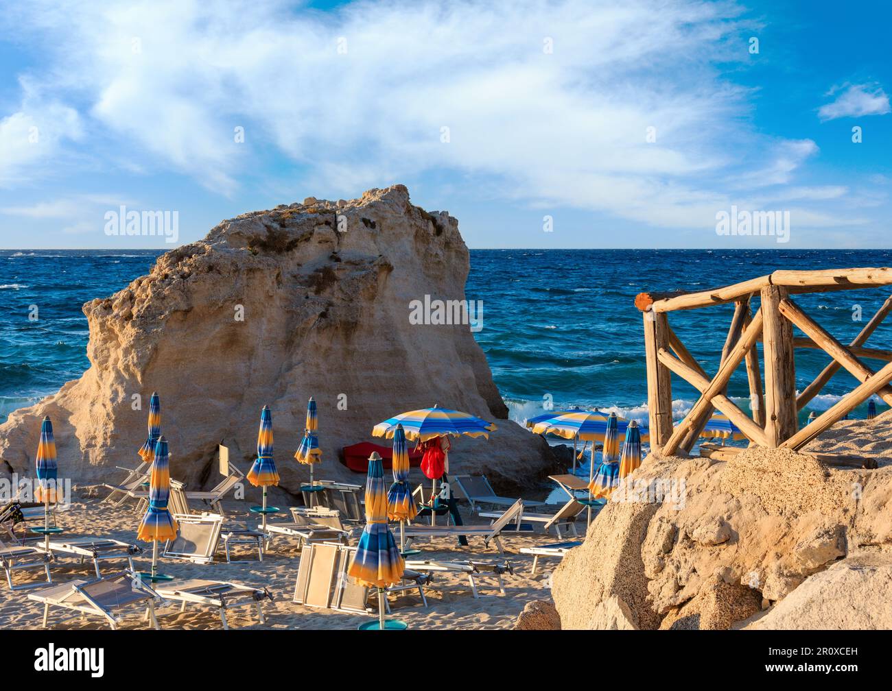 Tropea town sandy evening beach hi-res stock photography and images - Alamy