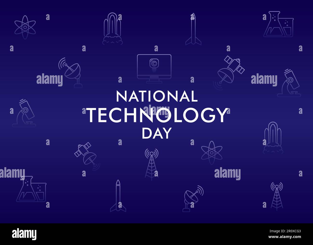 Poster for National Technology Day, It is a tech awareness concept ...