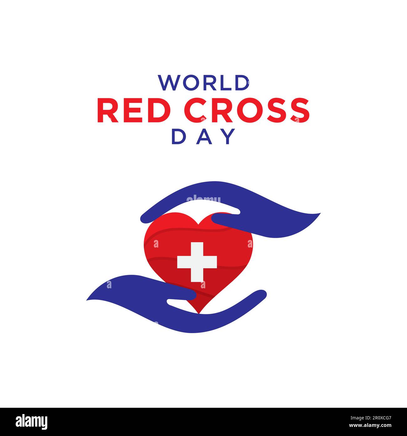 Poster for world Red Cross Day, It is a health awareness concept ...