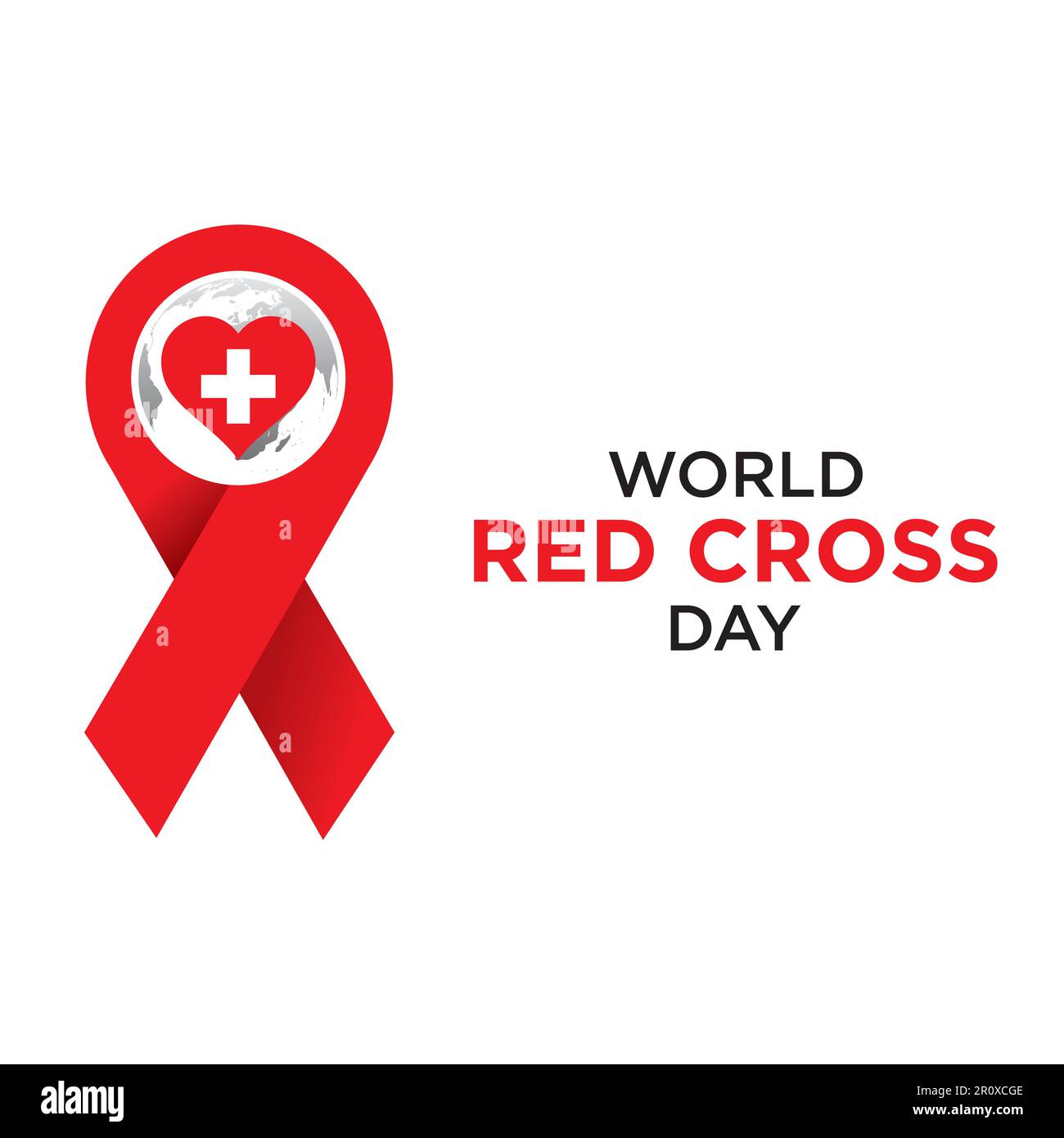 Poster for world Red Cross Day, It is a health awareness concept ...