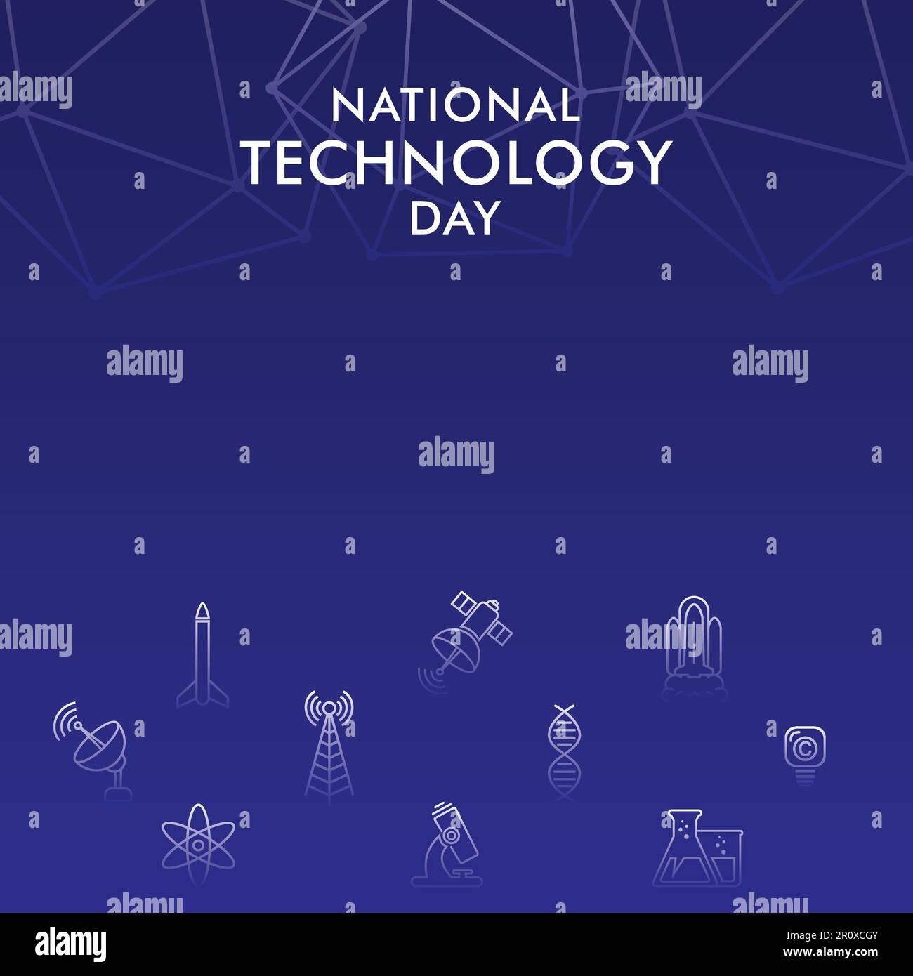 Poster for National Technology Day, It is a tech awareness concept ...