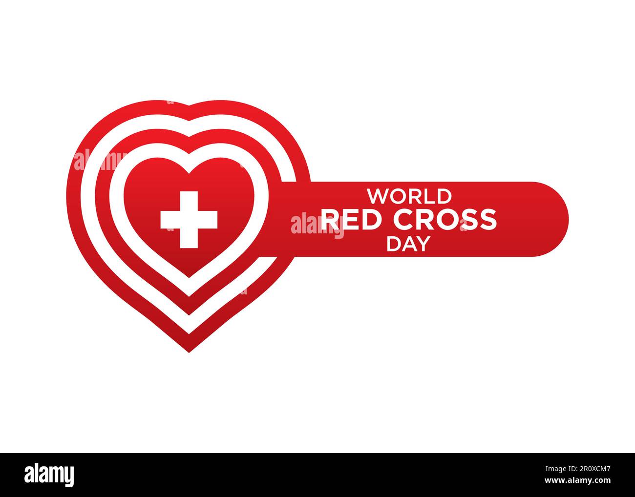 Poster for world Red Cross Day, It is a health awareness concept ...