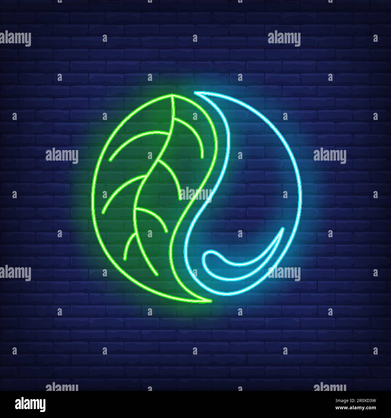 Neon green water Stock Vector Images - Alamy