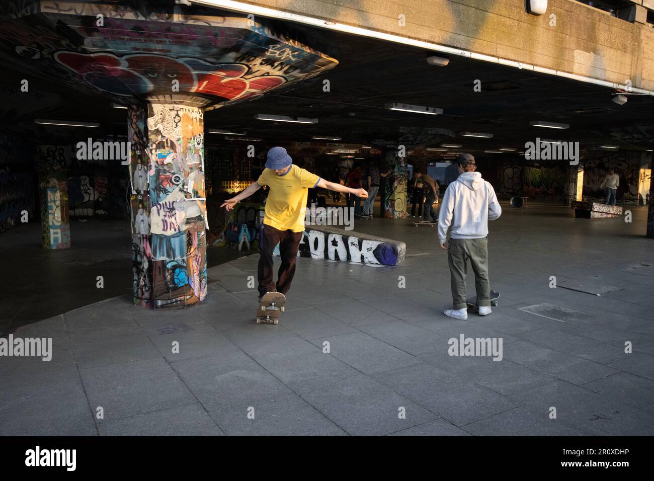 Southbank Skate Space, The undercroft of the Southbank Centre widely ...
