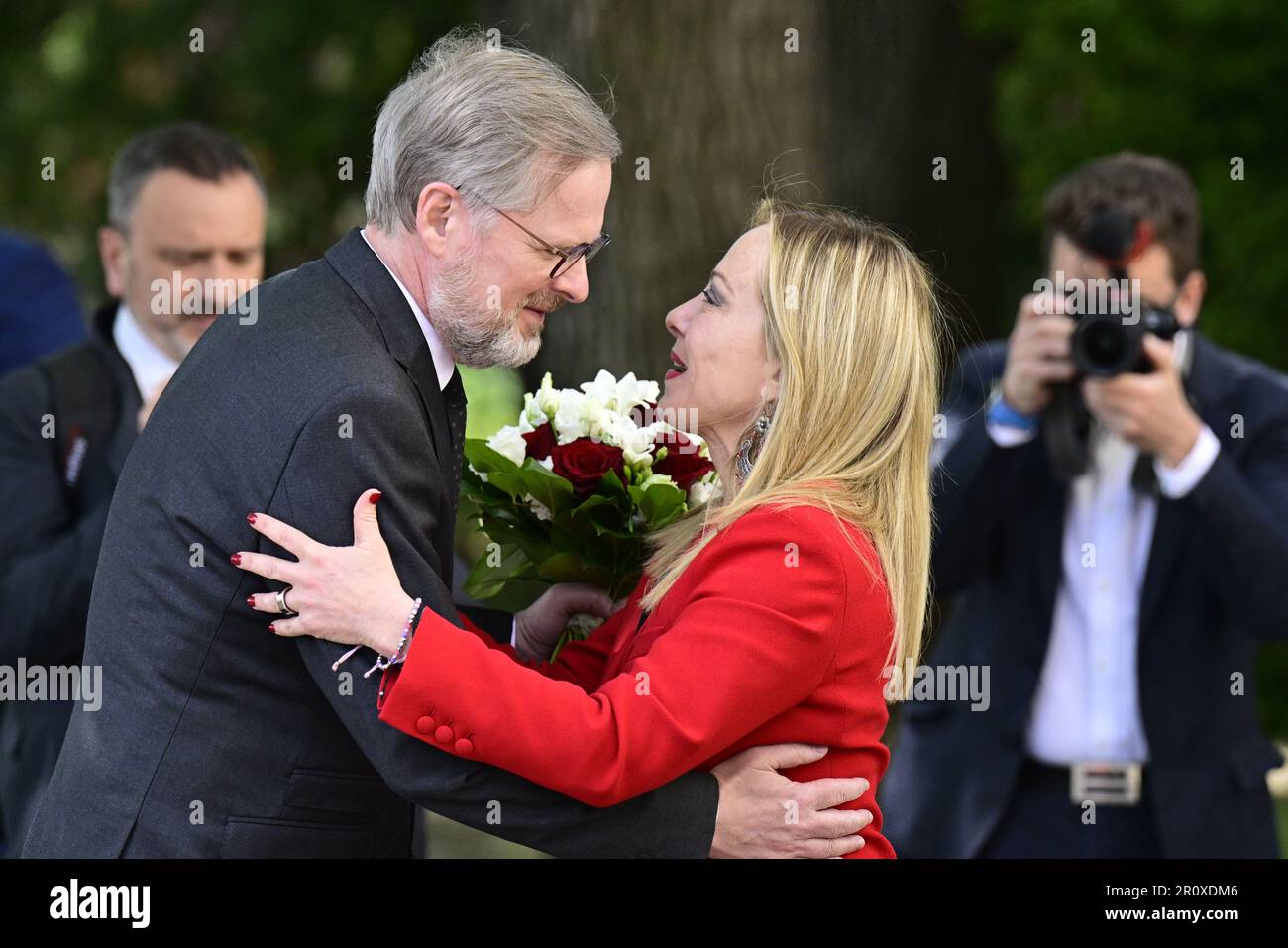 Prague, Czech Republic. 10th May, 2023. Italian Prime Minister Giorgia ...