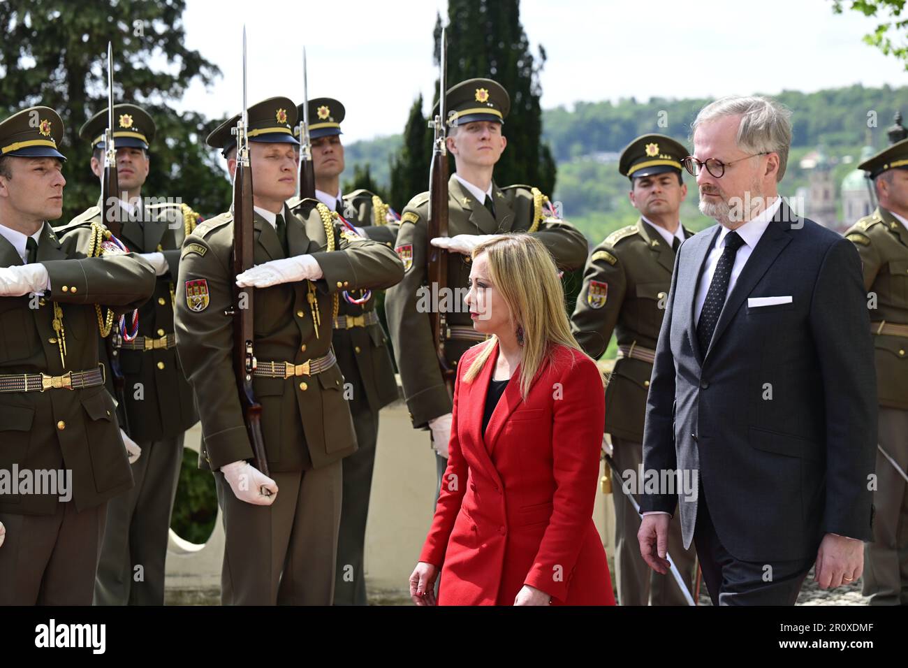 Prague, Czech Republic. 10th May, 2023. Italian Prime Minister Giorgia ...