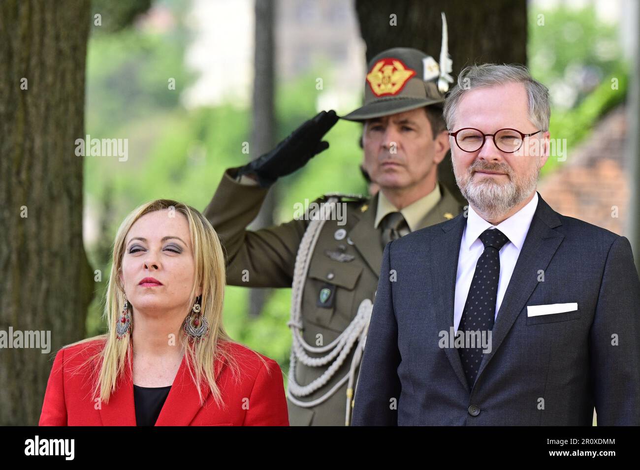 Prague, Czech Republic. 10th May, 2023. Italian Prime Minister Giorgia ...
