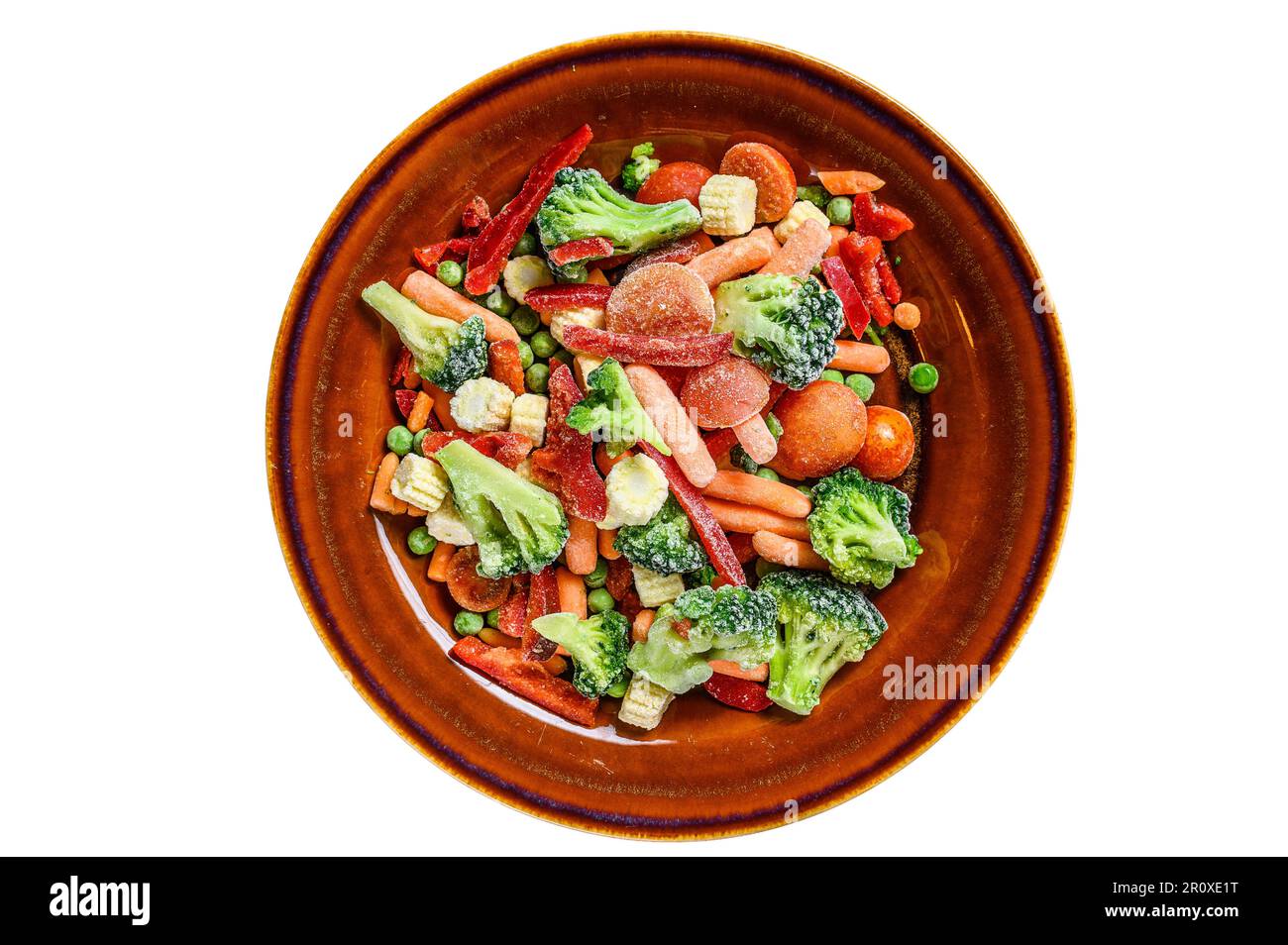 Frozen cut Vegetables, broccoli, sweet peppers, tomatoes, carrots, peas ...