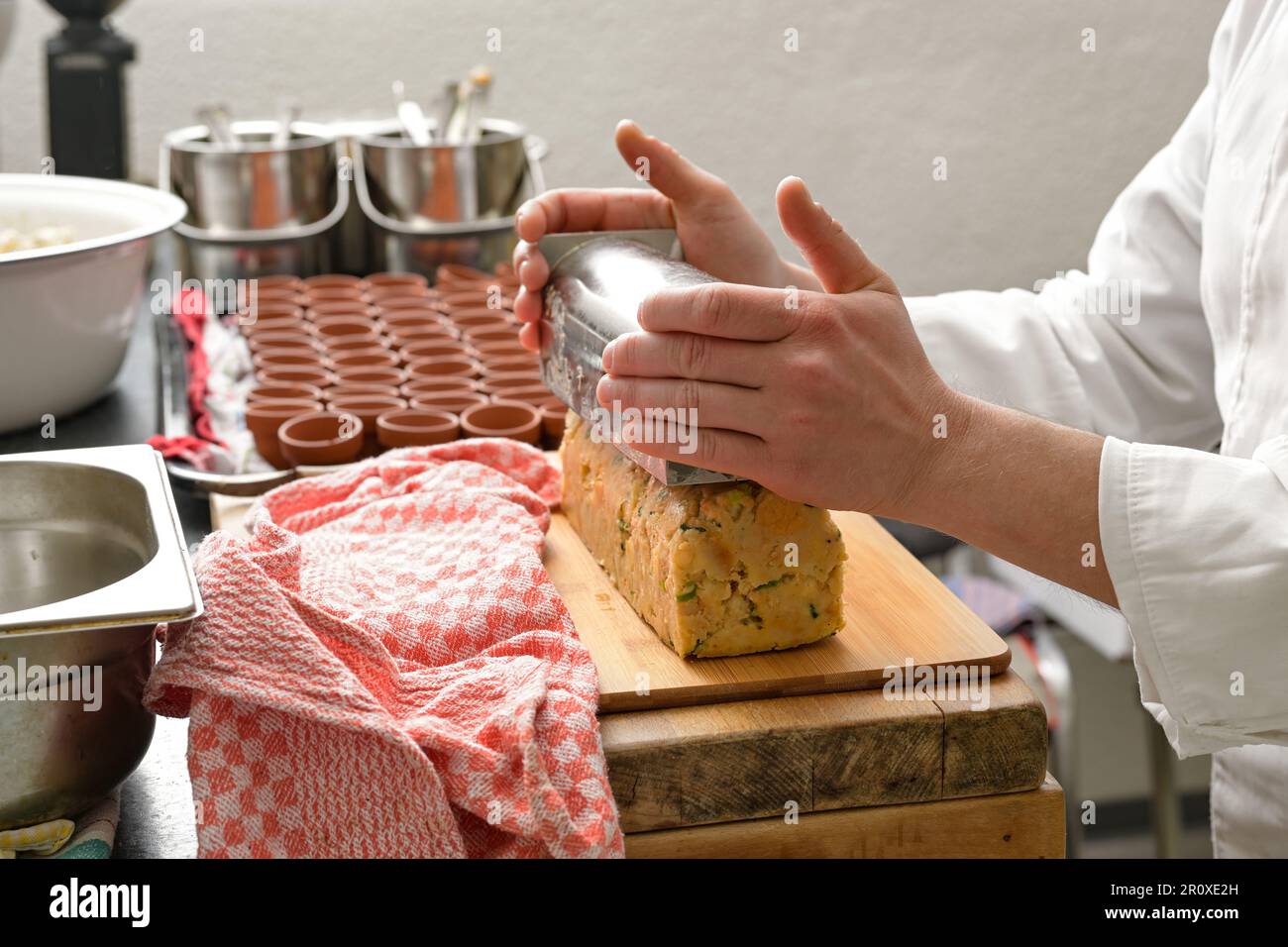 Hands chef making pudding hi-res stock photography and images - Alamy