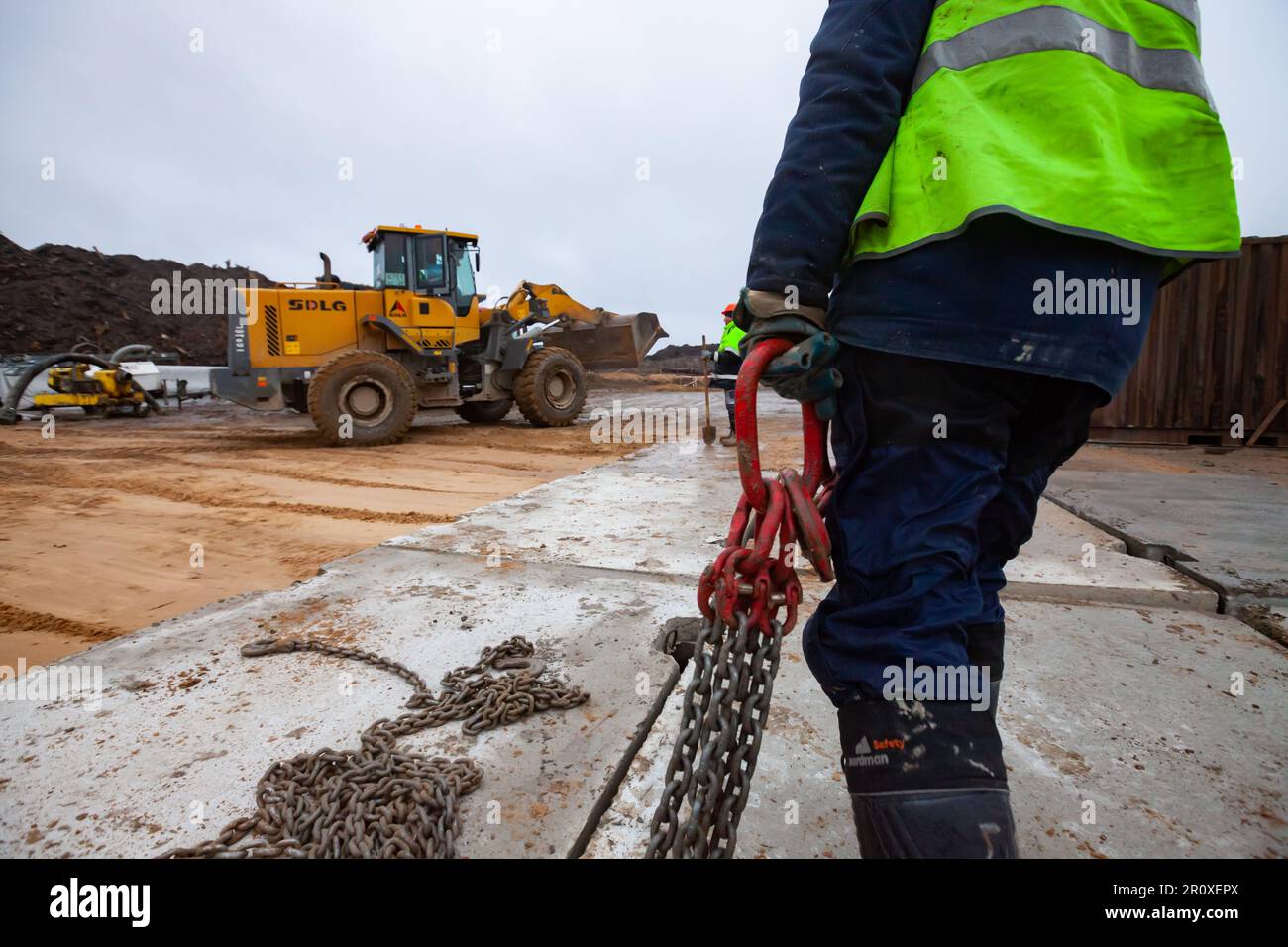 Concrete road construction hi-res stock photography and images - Alamy
