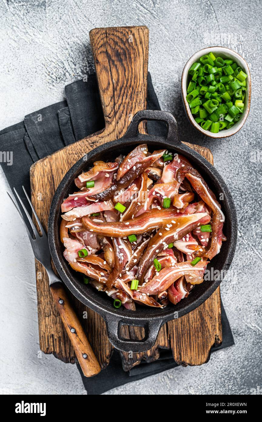 Fried pig ear hi-res stock photography and images - Alamy