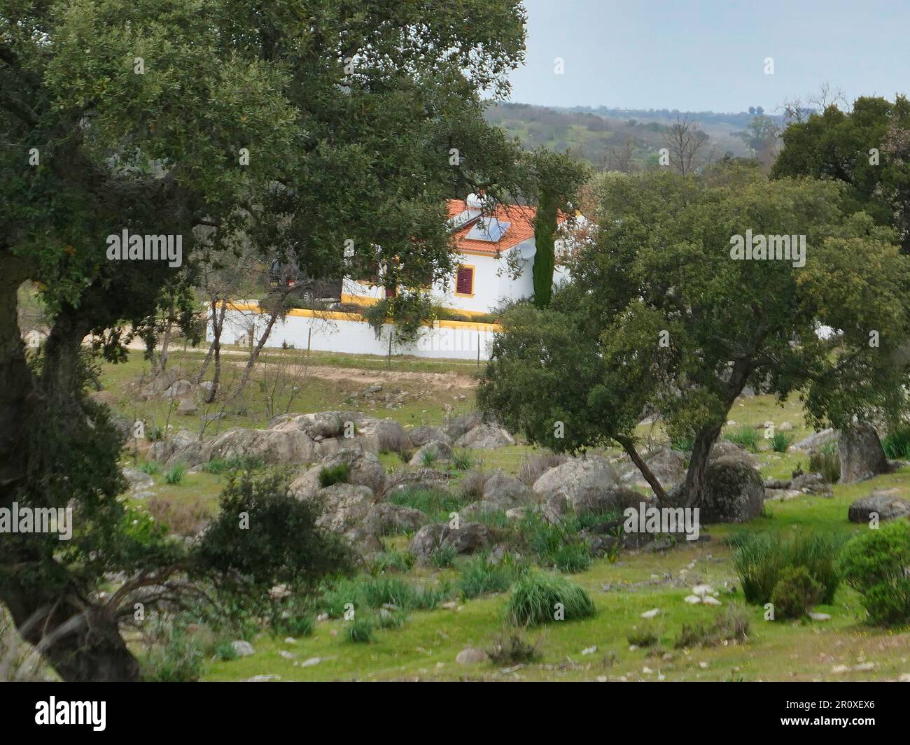 Portuguese cottage in the sunshine Stock Photo - Alamy