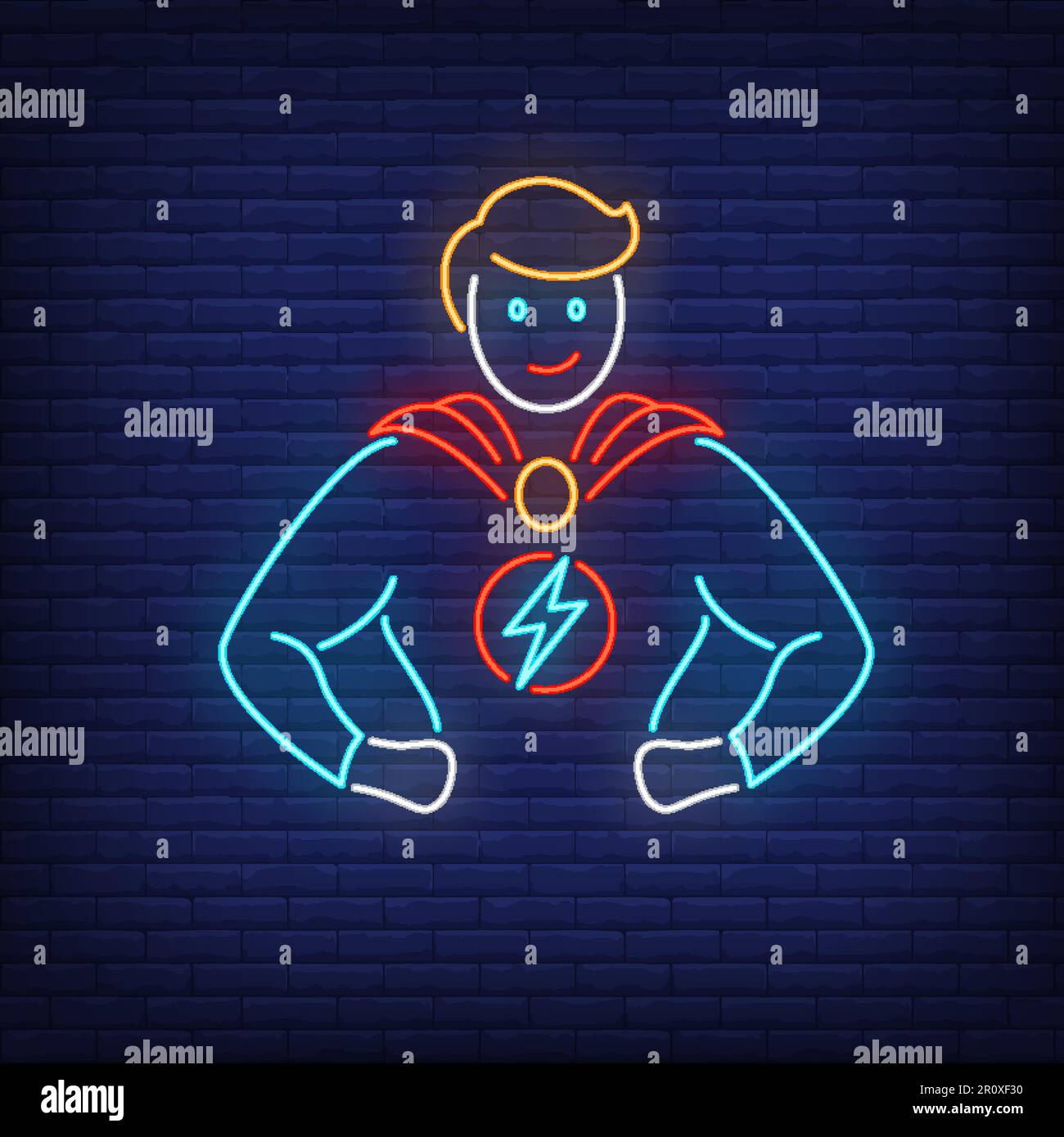 Strong superman logo hi-res stock photography and images - Alamy