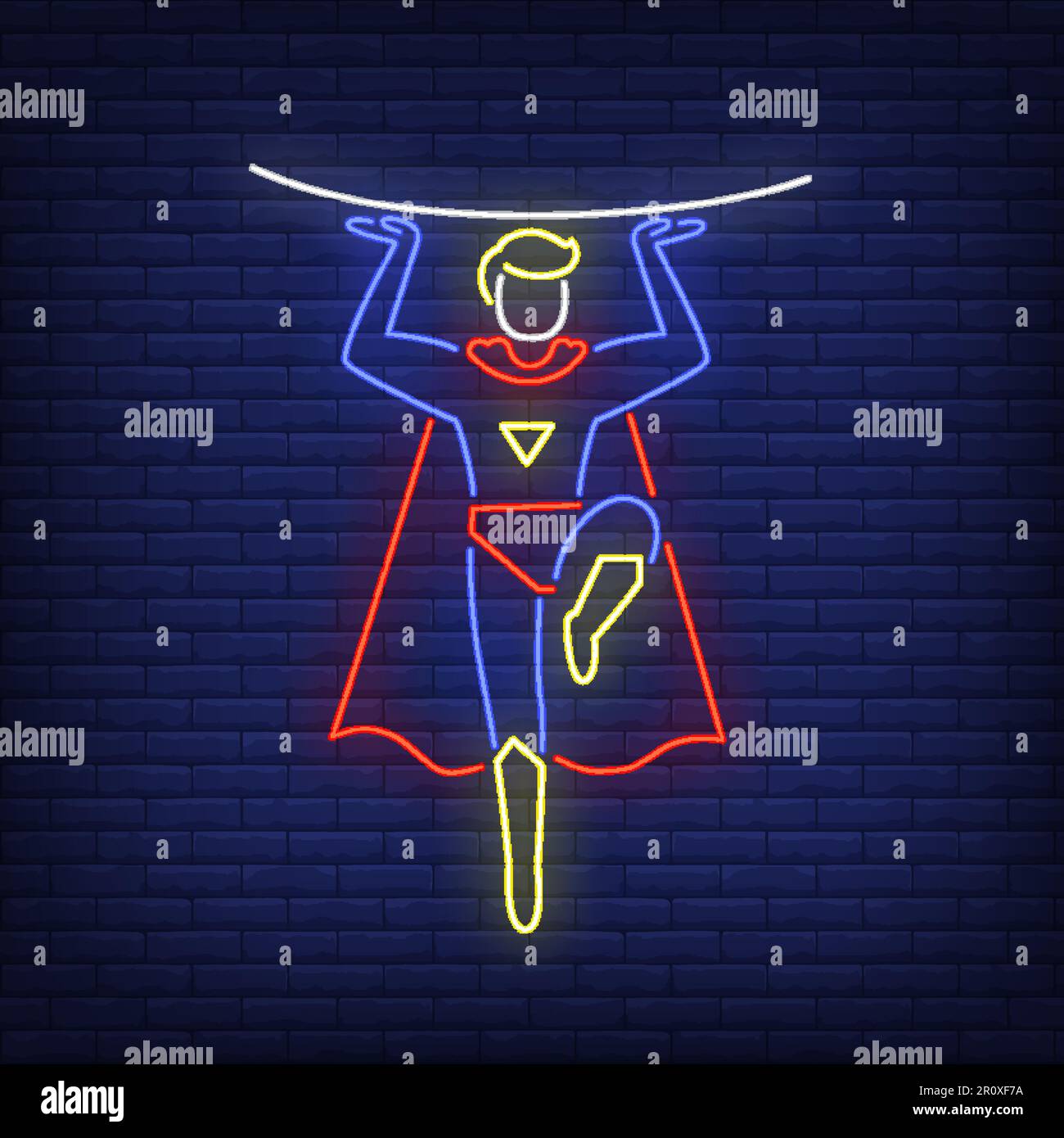 Superman flying logo hi-res stock photography and images - Alamy