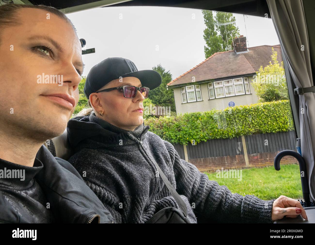 Liverpool, UK. 10th May, 2023. Pi Stoffers (l) and frontman Chris Harms ...