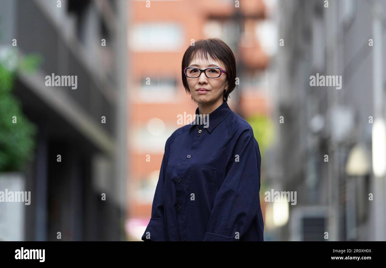 Yang Yong-hi, a film director, poses for a photo in Shinjuku, Tokyo on ...