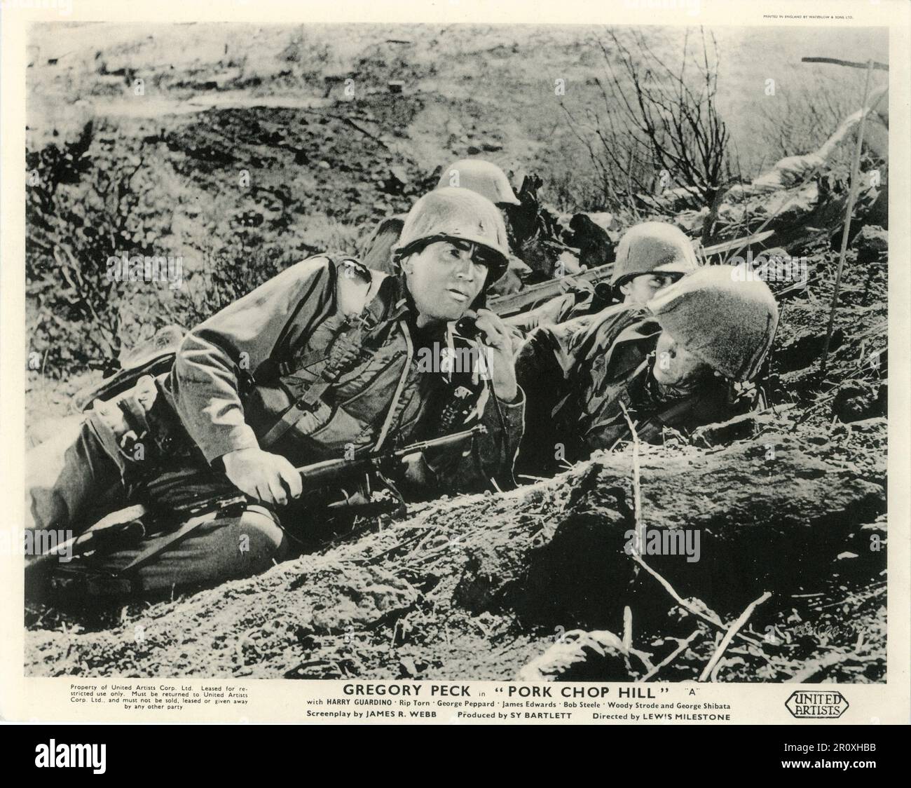 GREGORY PECK in PORK CHOP HILL 1959 director LEWIS MILESTONE book Brig ...