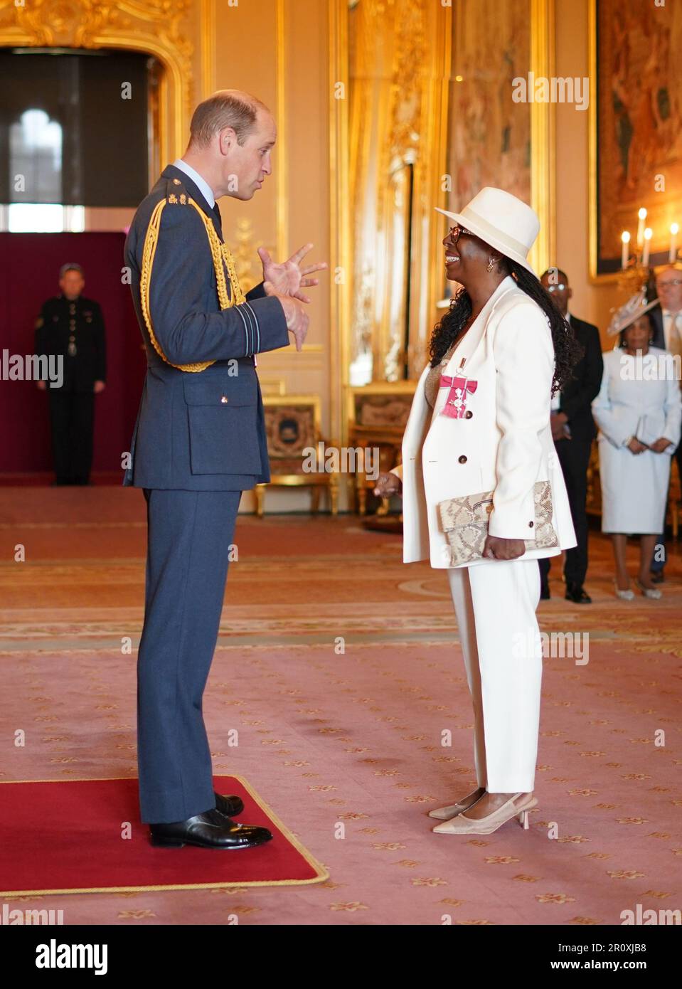 Janet Kay, from London, is made a Member of the Order of the British ...