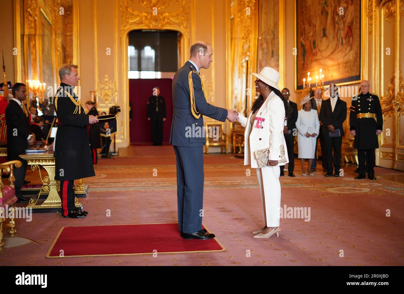 Janet Kay, from London, is made a Member of the Order of the British ...