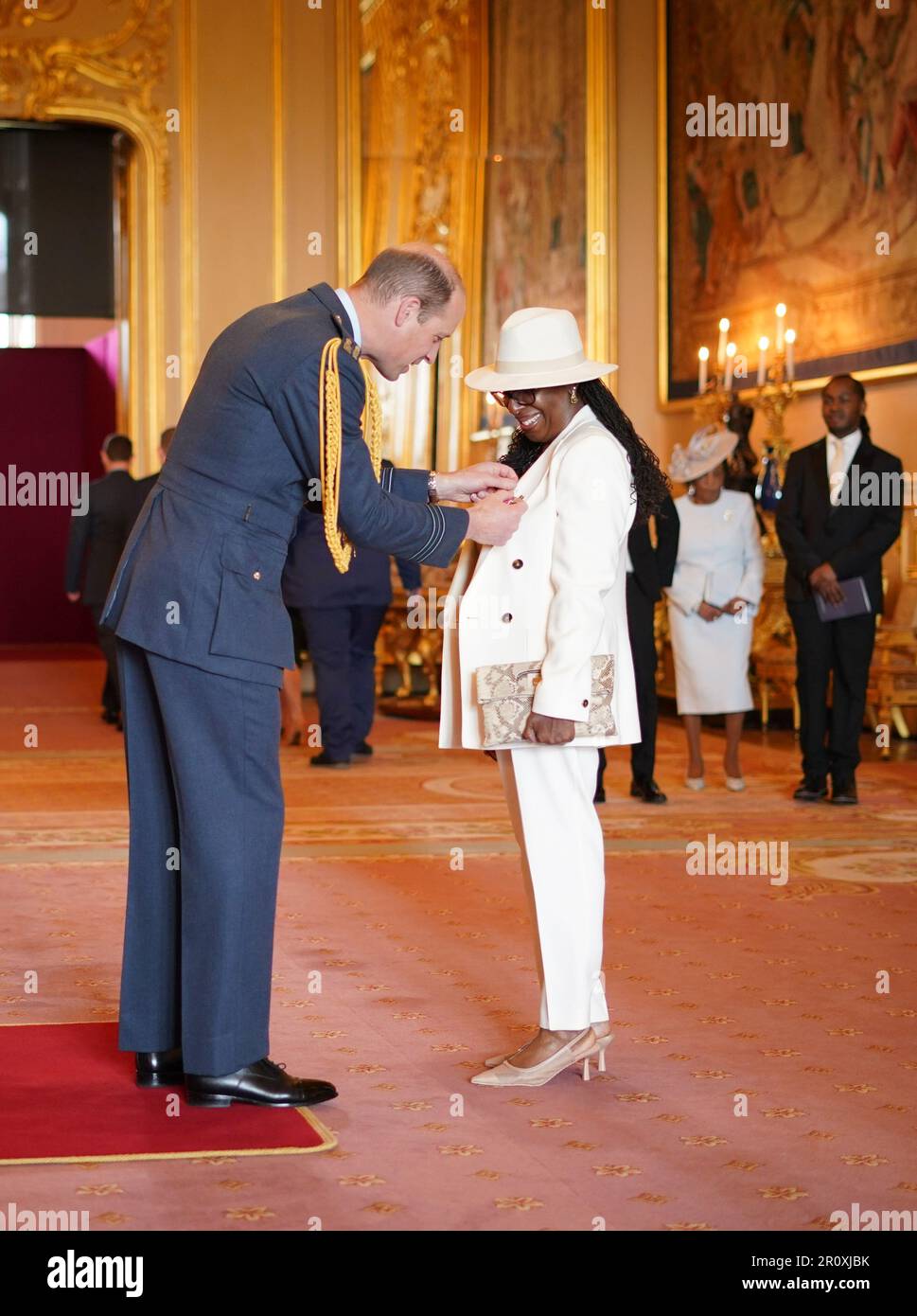 Janet Kay, from London, is made a Member of the Order of the British ...
