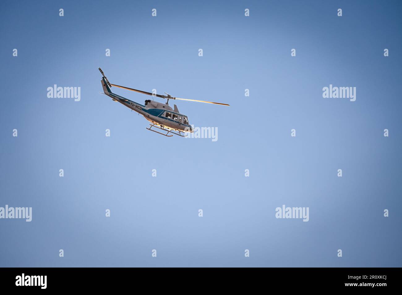 Serbian police helicopter hi-res stock photography and images - Alamy