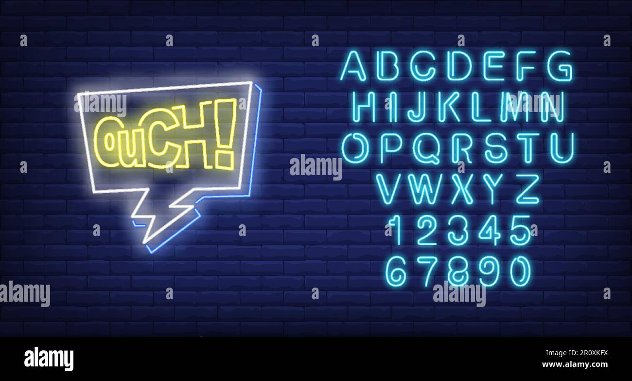 Ouch word Stock Vector Images - Alamy