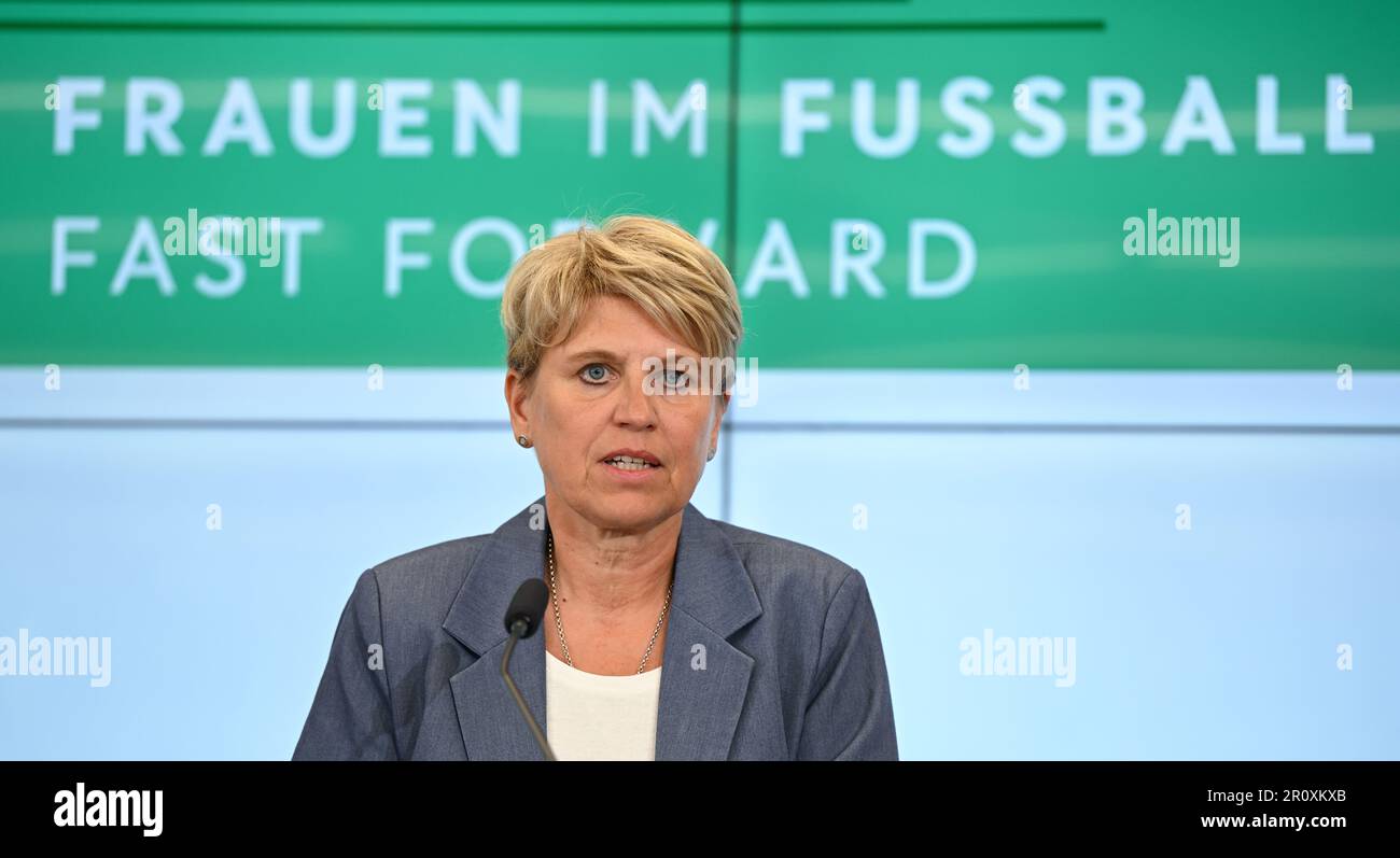 10 May 2023, Hesse, Frankfurt/Main: Doris Fitschen, DFB coordinator ...