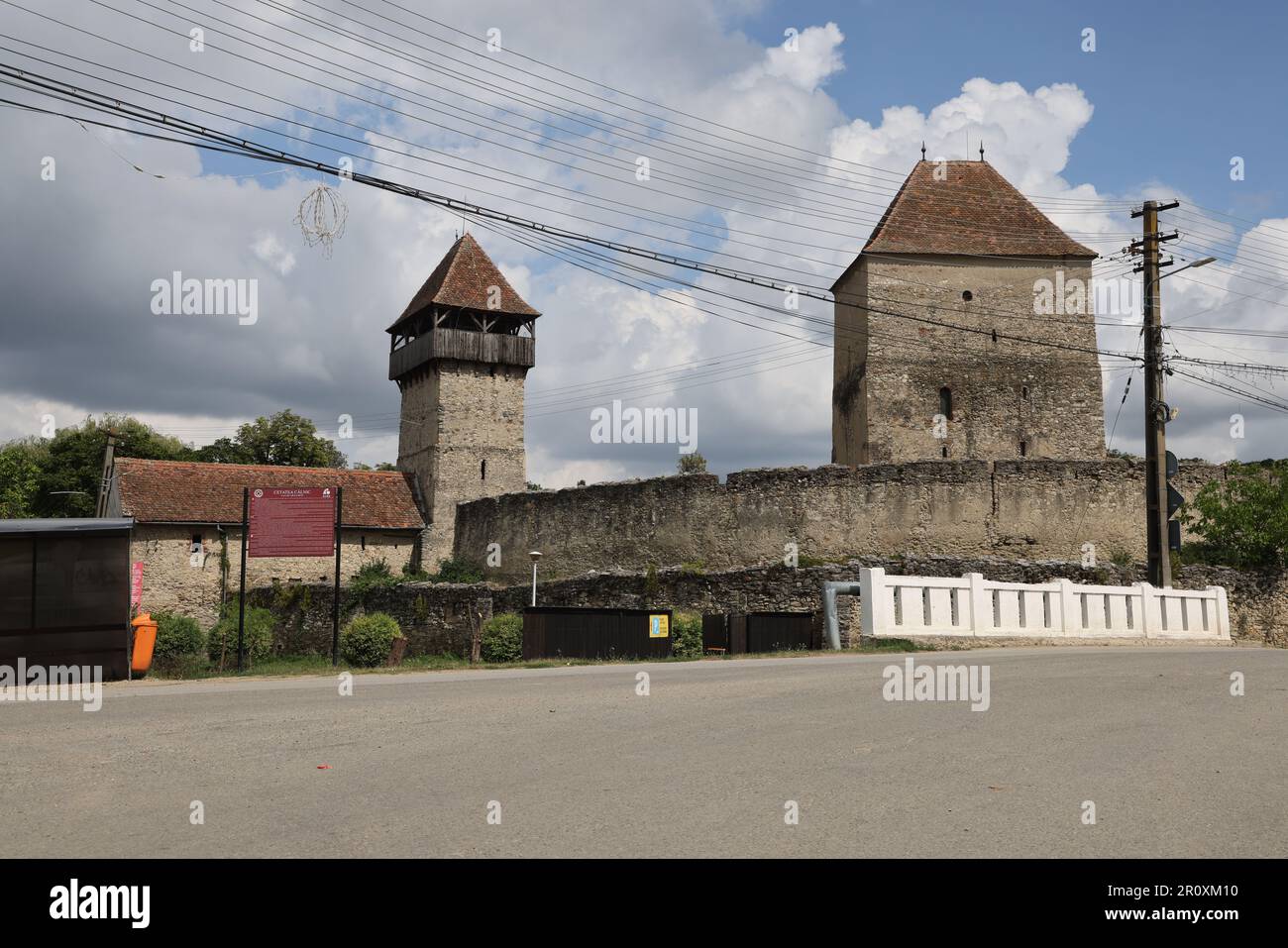 The castle / citadel of Câlnic (Kelling), Alba, Transylvania Romania ...