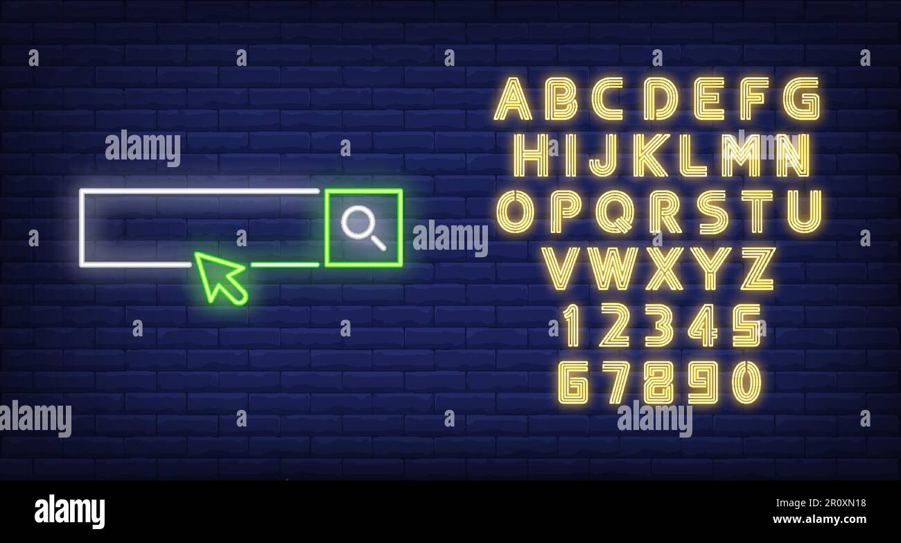 Glowing browser Stock Vector Images - Alamy