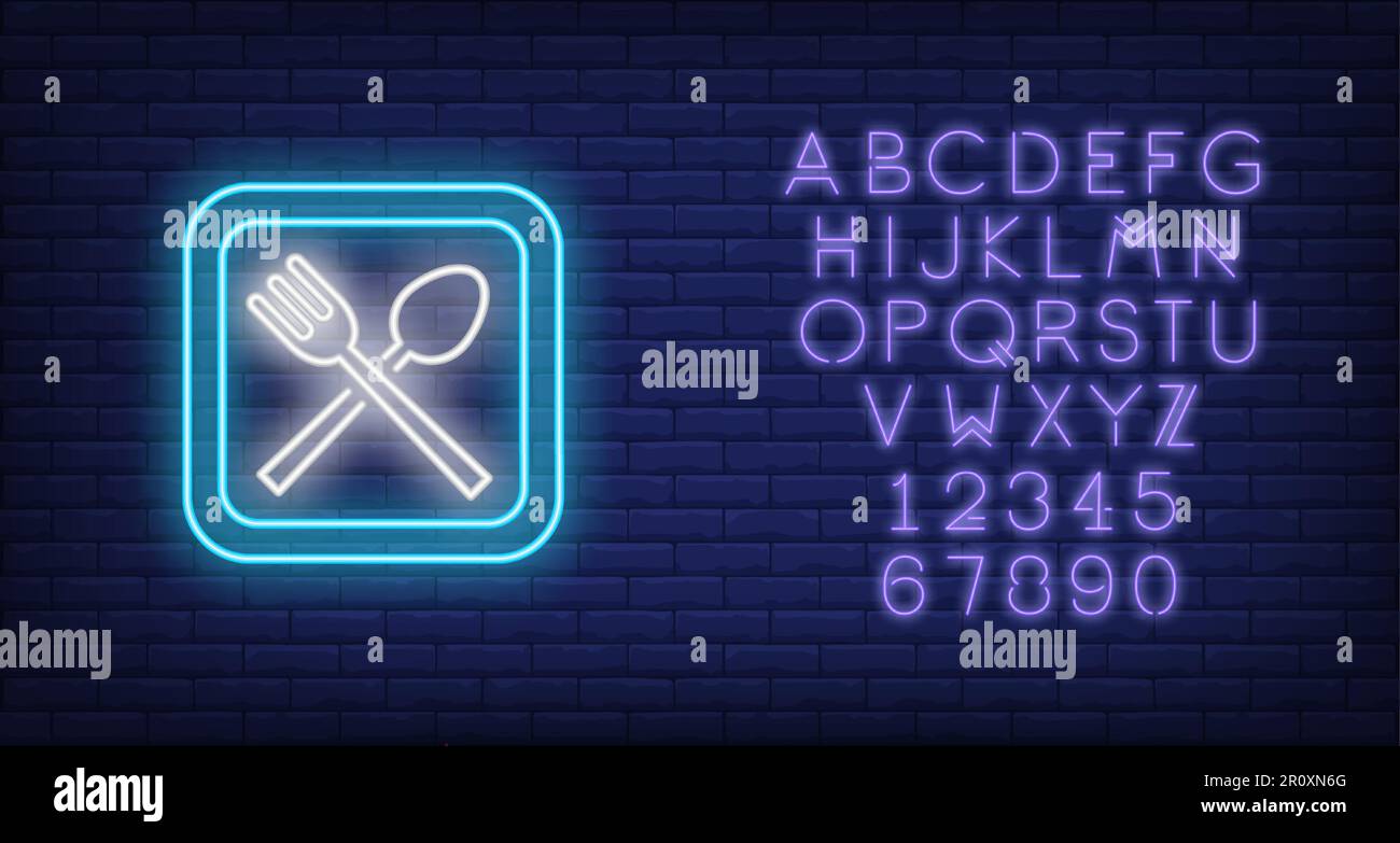 Catering neon sign Stock Vector Image & Art - Alamy