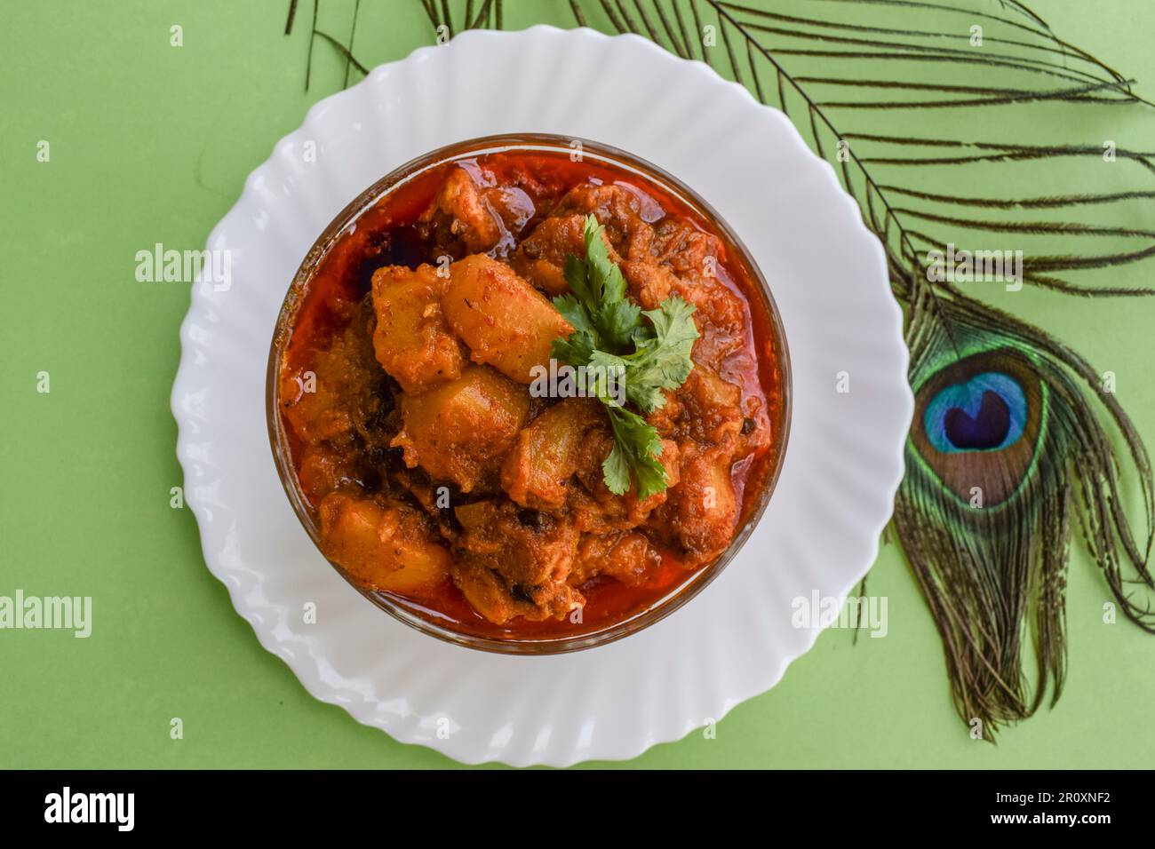 Delicious Spicy Potato curry side dish known as Aloo ki sabji, Indian ...