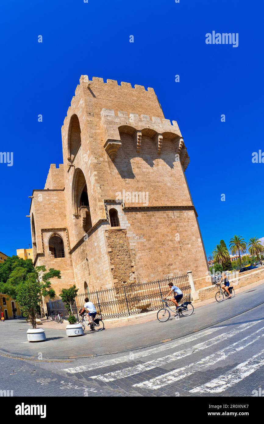 Serranos Gate, Serranos Tower, Torre de Serranos, Valencia, Comunidad ...