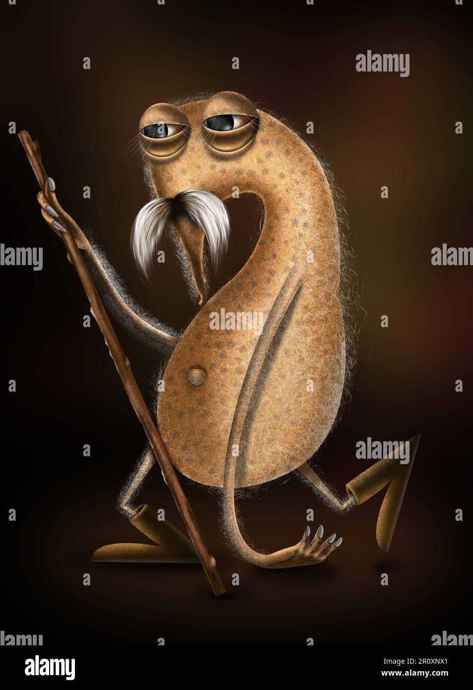 Funny cartoon old man hi-res stock photography and images - Alamy