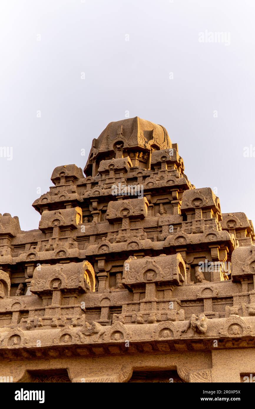 Excellent carving of pancha ratha at mahabalipuram. Monolithic ...