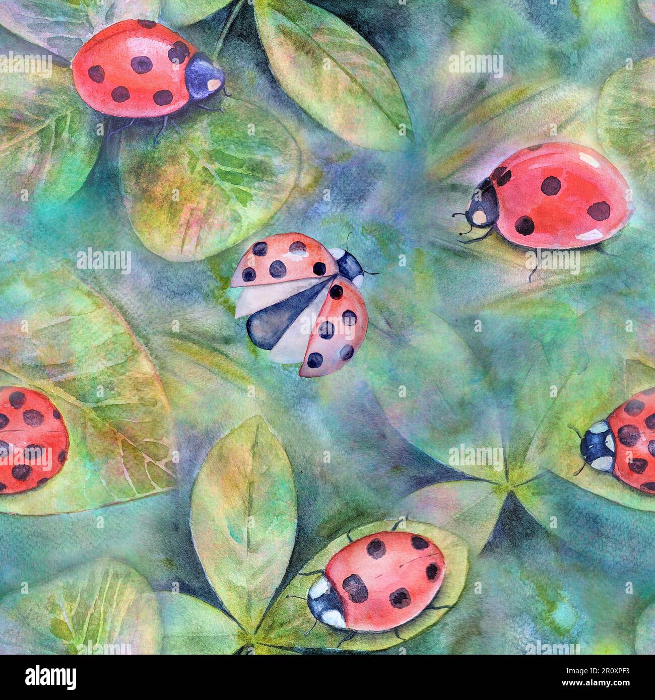 Colorful Ladybug Art Mixed Media Ladybug Art Project Fantastic Fun