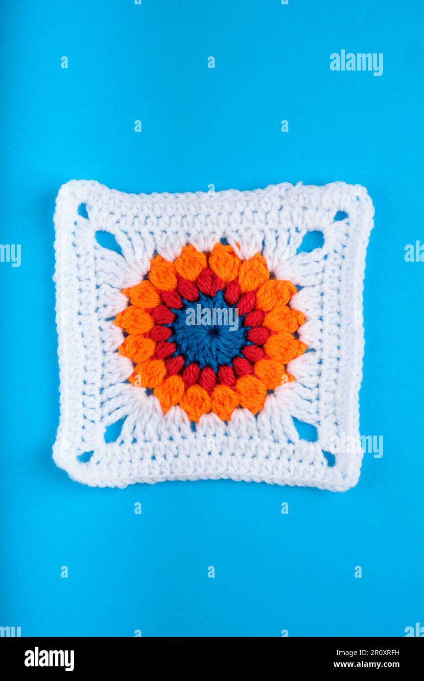 Granny square circle hi-res stock photography and images - Alamy