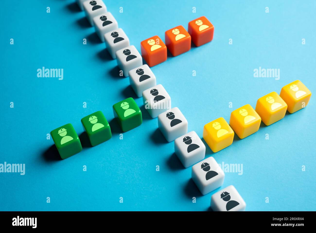 Teams recruit employees from the labor market or labor exchange ...